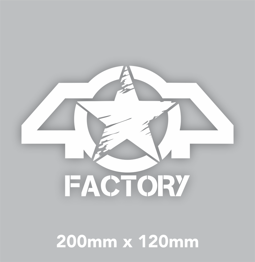 4x4 Factory Sticker – 4x4 Factory SA (pty) LTD